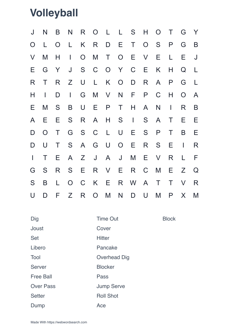 Wrestling Word Search Wrestling Word Search